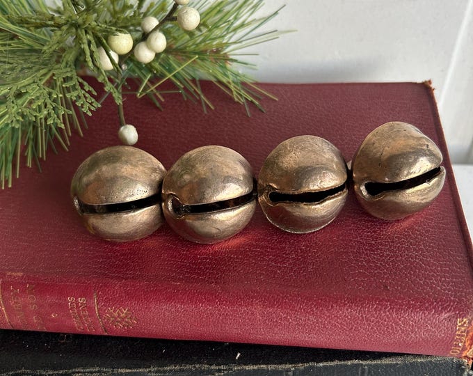 Four Antique Petal Sleigh Bells - Etsy