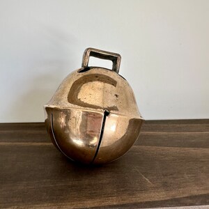 Antique Brass Swedish Sleigh Bell - Etsy