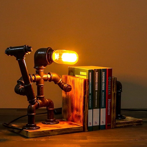 Bookend Lamp - Etsy