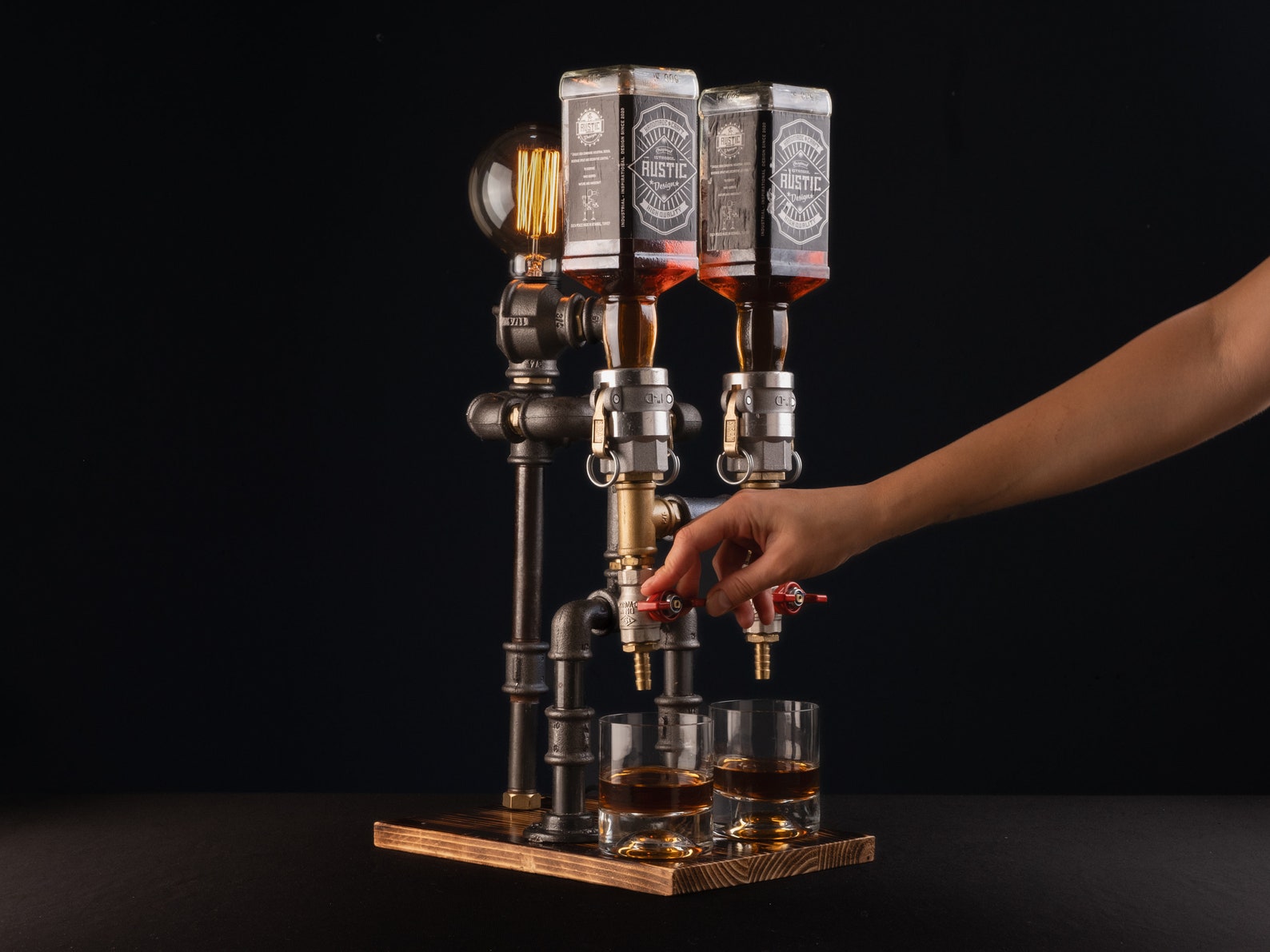 Whiskey Dispenser, Steampunk Alcohol Dispenser, Gift for Him, Gift for ...