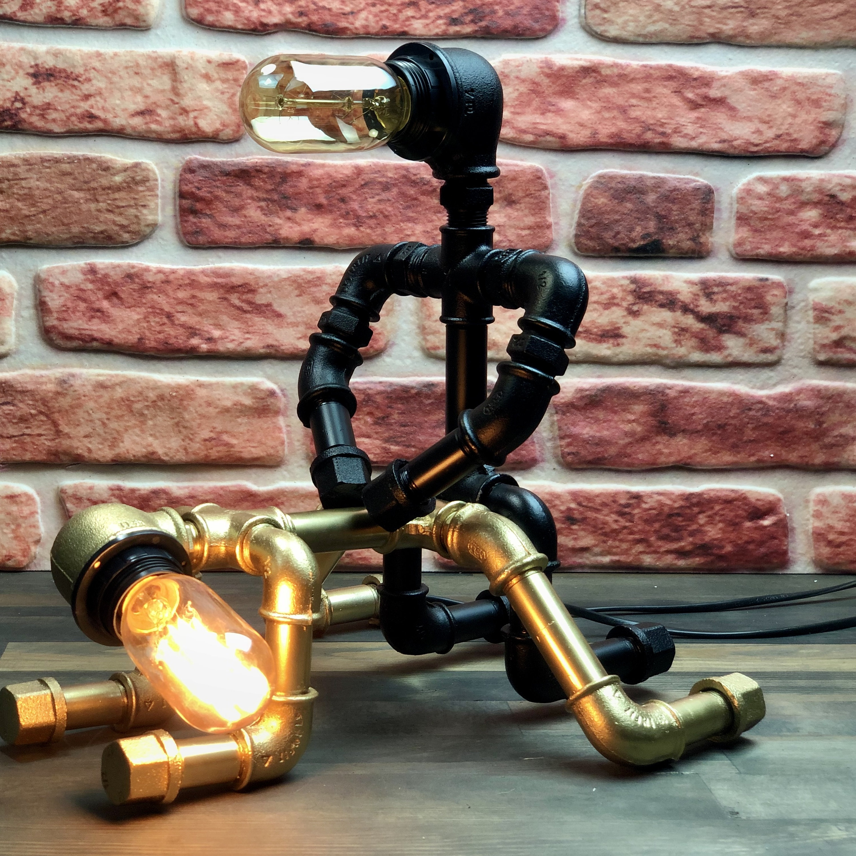 Pipeman Desk Lamp Robot Lamp Home Decor Gift for Him - Etsy