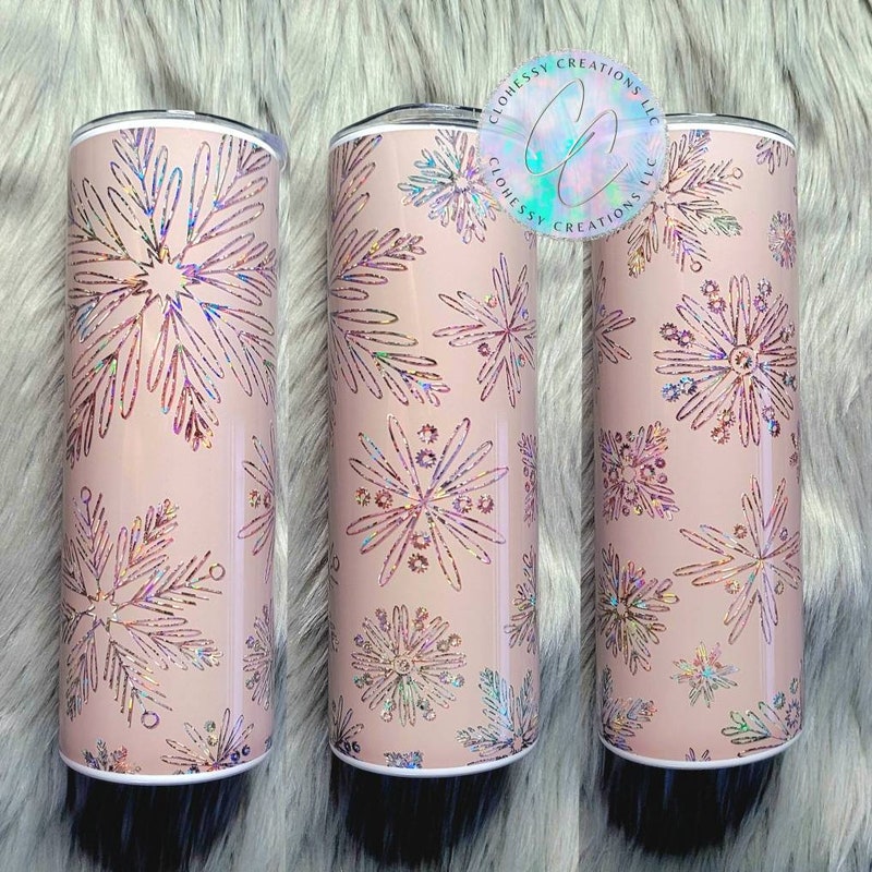 Snowflake Tumbler - Etsy