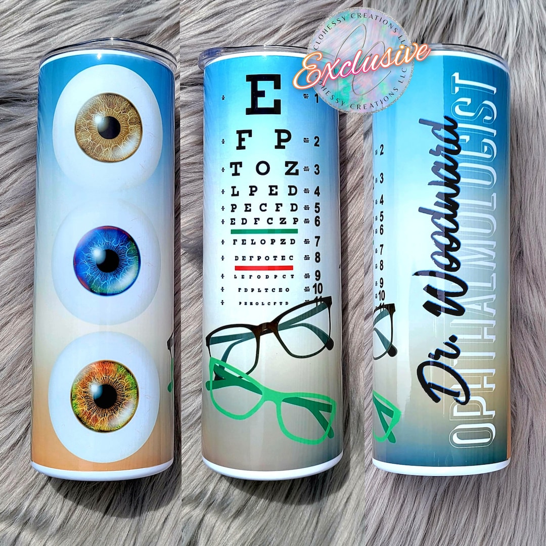 Custom Eye Doctor Tumbler Ophthalmologist Cup Optometrist Travel Mug ...