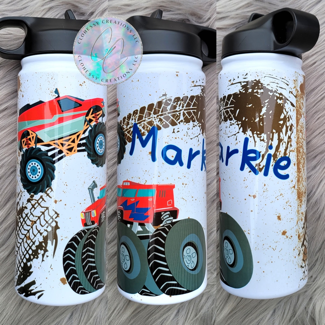 Custom Monster Truck Cup | Loves Monster Trucks | Kid Monster Truck ...