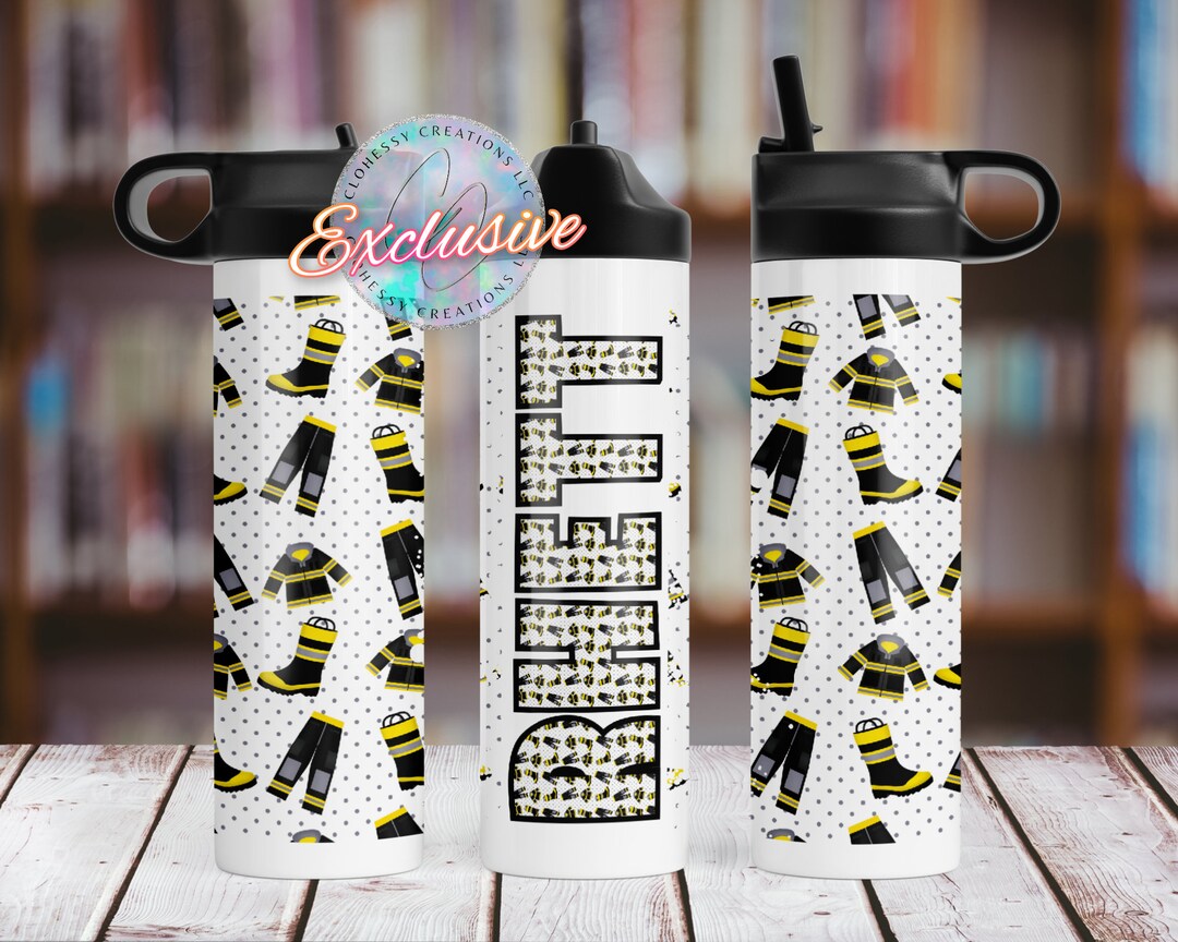 Firefighter Tumbler Custom Fireman Cup Personalized - Etsy