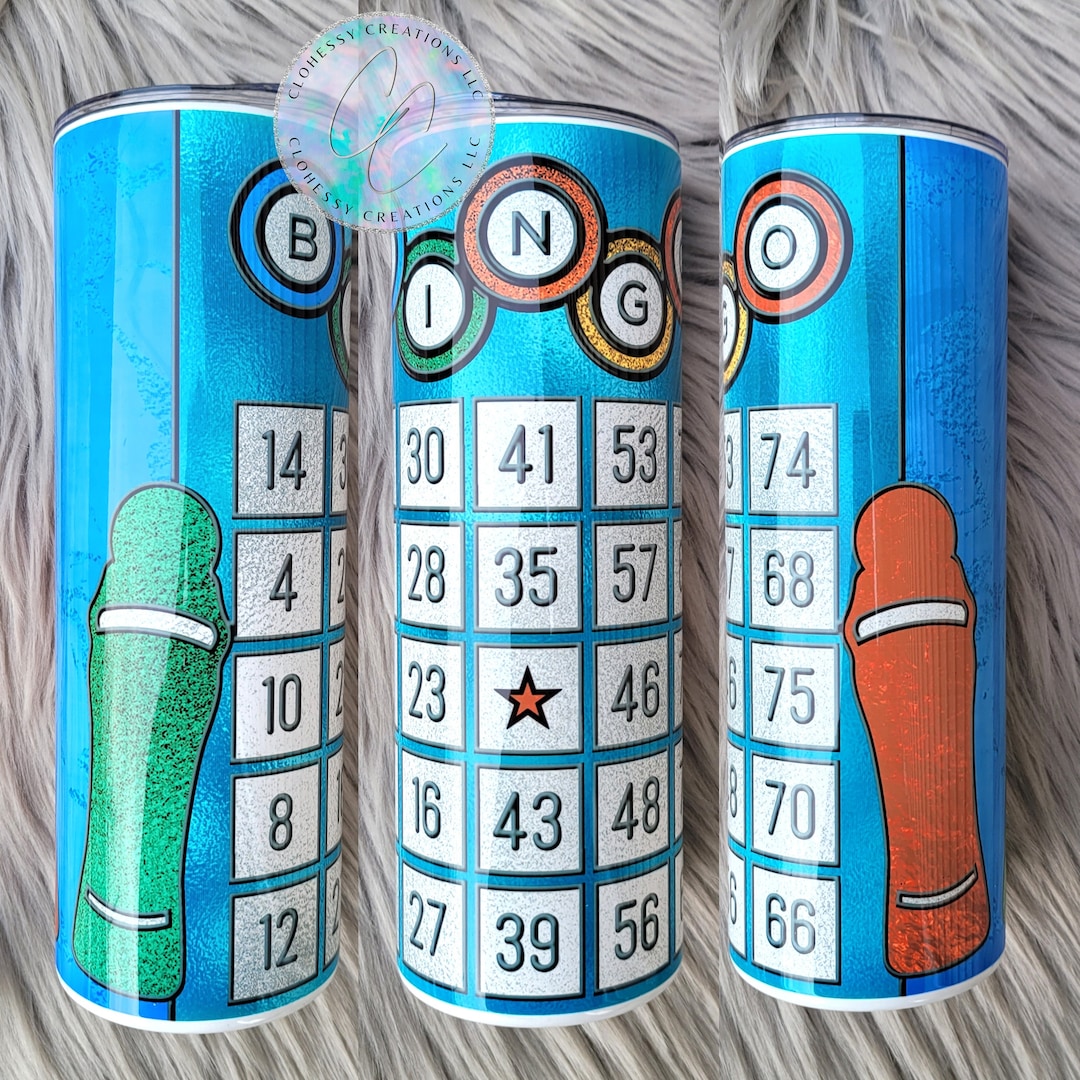 Bingo Tumbler | Custom Bingo Night Cup | Loves to Play Bingo | Bingo ...
