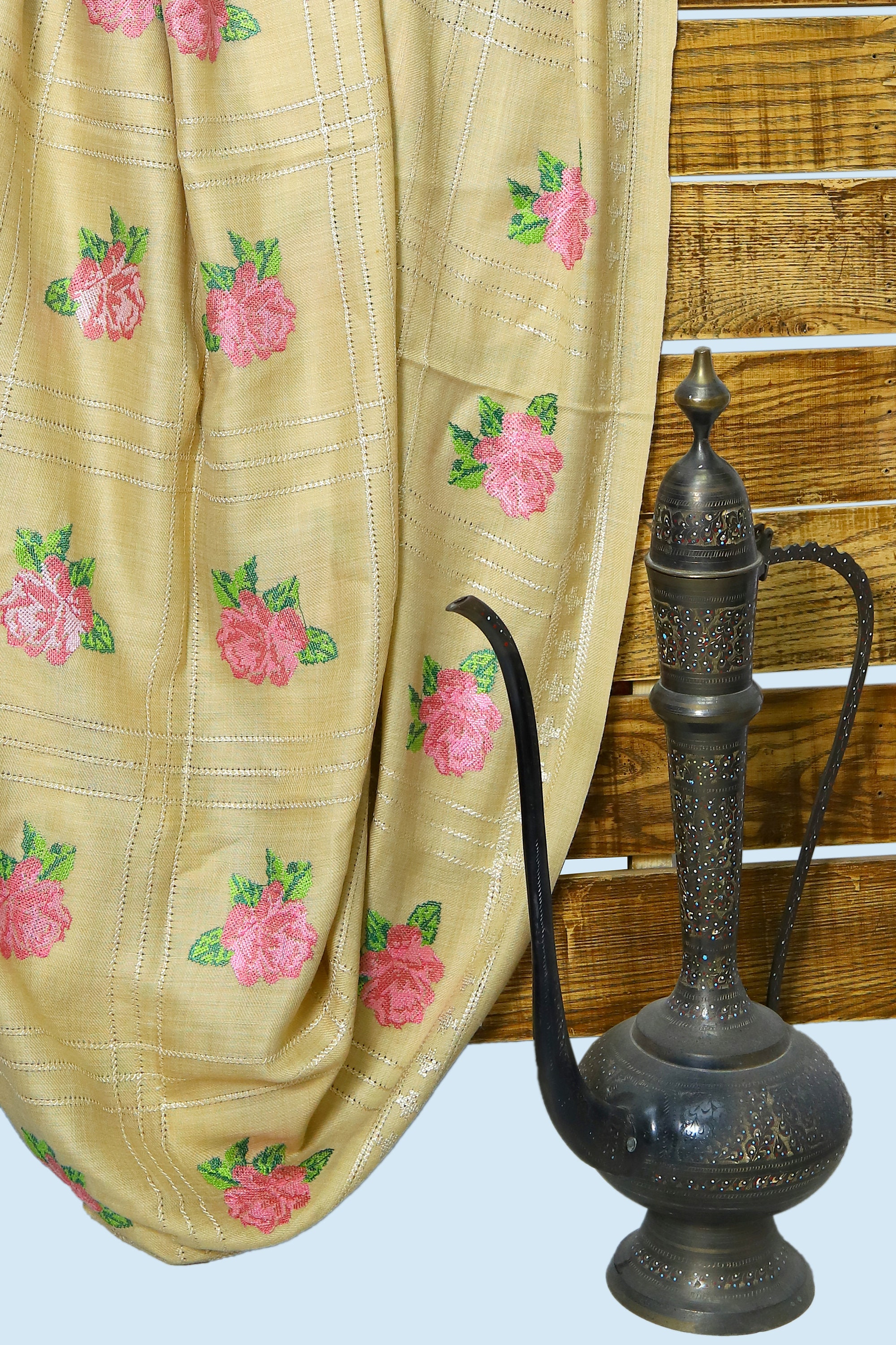Pakistani Pashmina Shawl, Extremely Soft Feel Wrap, Fine Fabric With ...