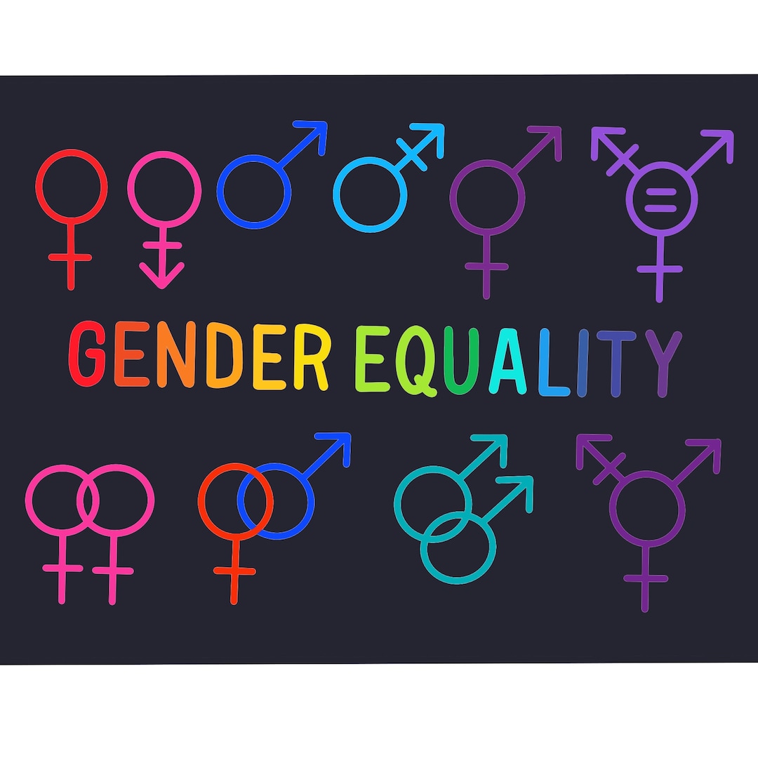 Gender Equality Vinyl Sticker - Etsy