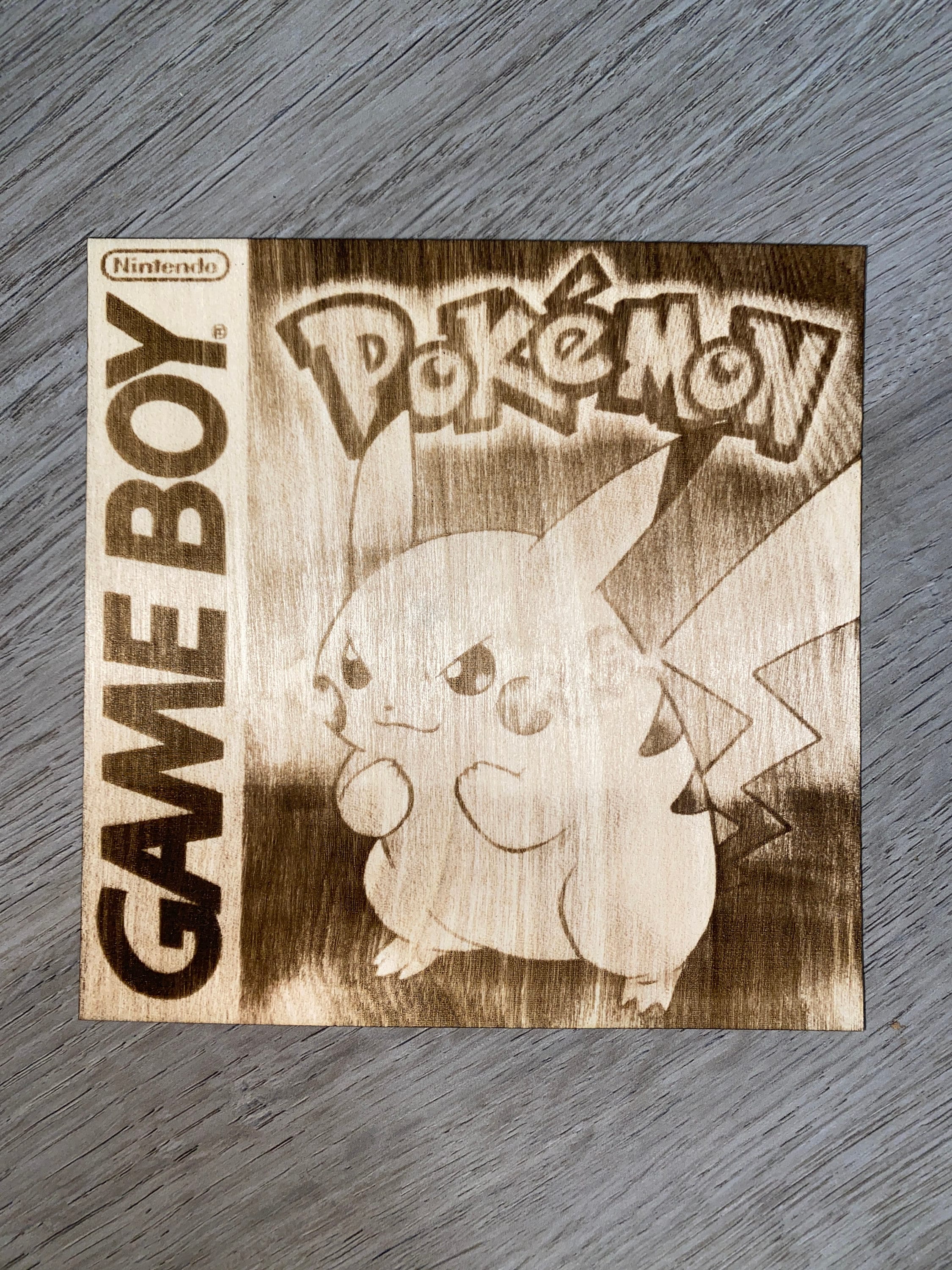 Laser Engraved Pokémon Box Art - Etsy