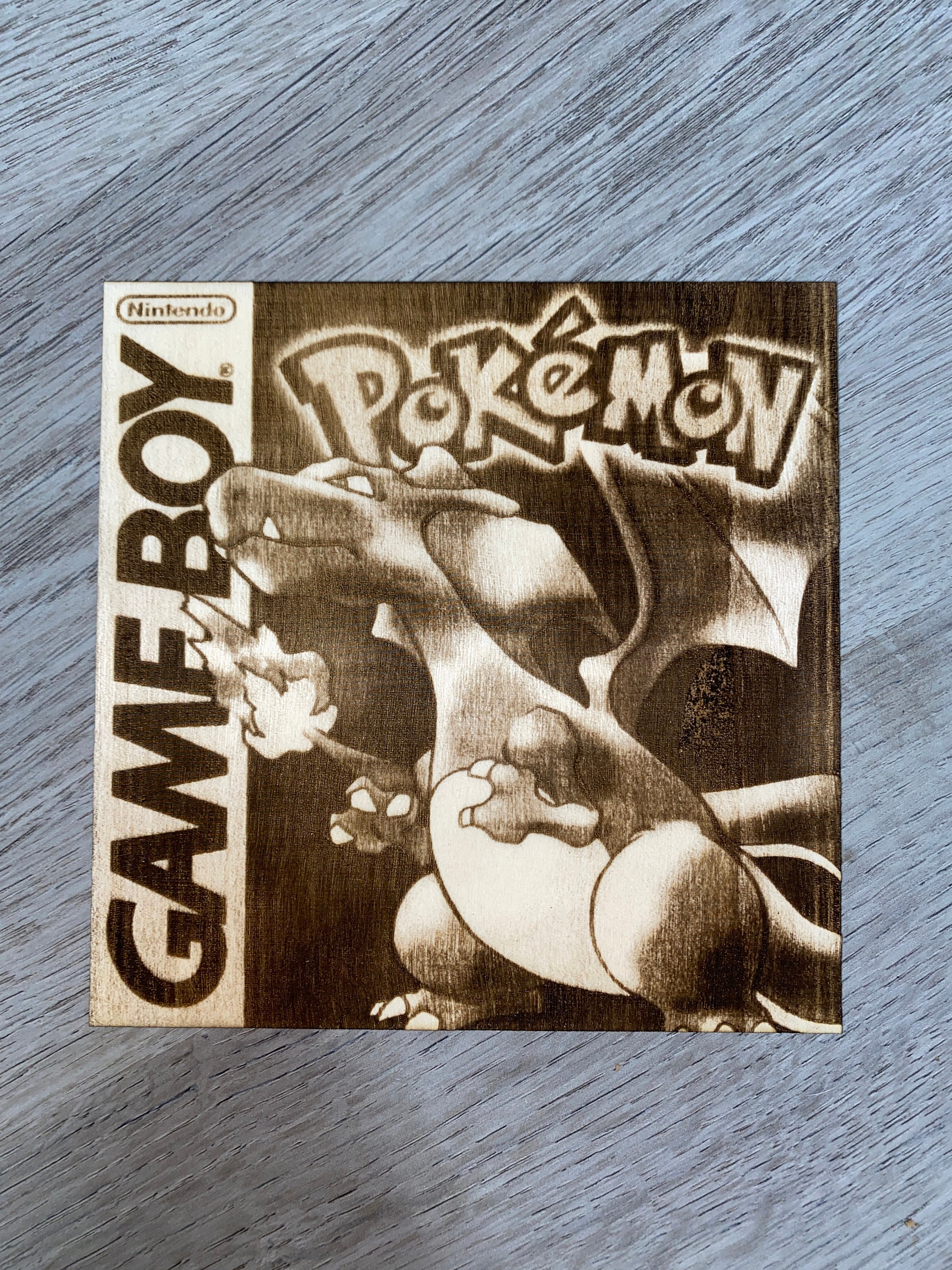 Laser Engraved Pokémon Box Art - Etsy