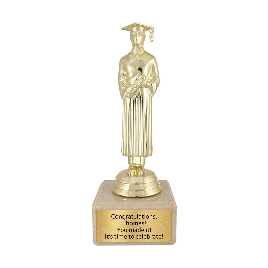 Customized Male Graduation Achievement Award, High School Graduate ...