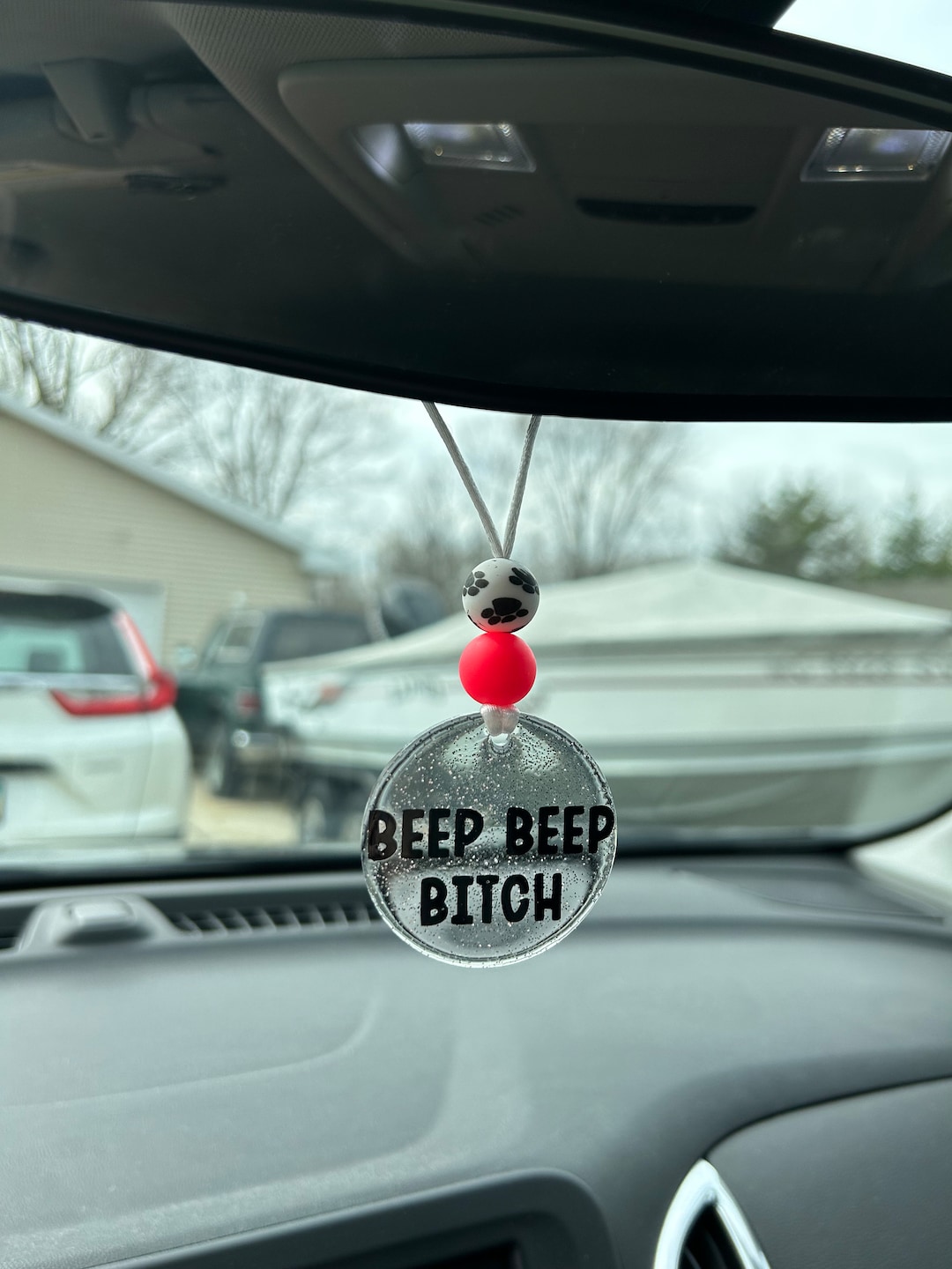 Beep Beep B*tch Rear View Mirror Car Charm Accessory - Etsy