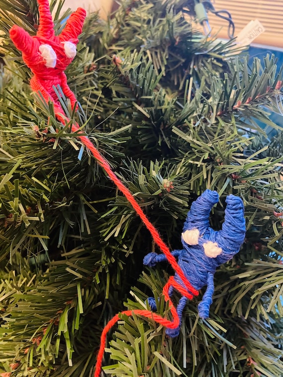 Unravel Two Set of MINI Red and Blue Yarny | Etsy