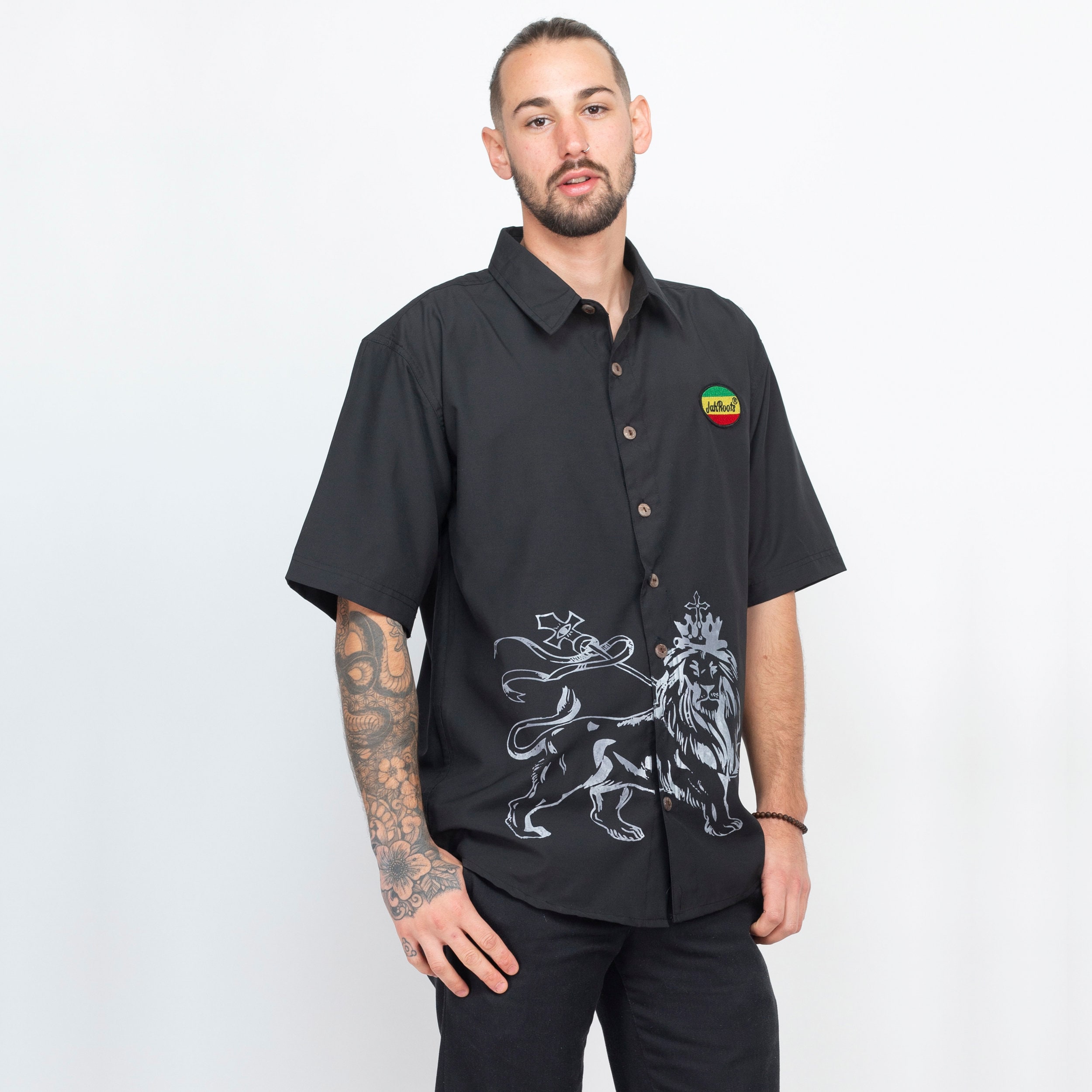 Lion of Judah Men's Rasta Shirt - Etsy