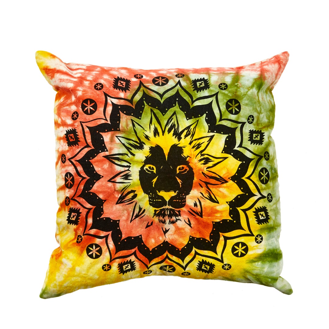 Rasta Lion of Zion Throw Pillow Cover - Etsy