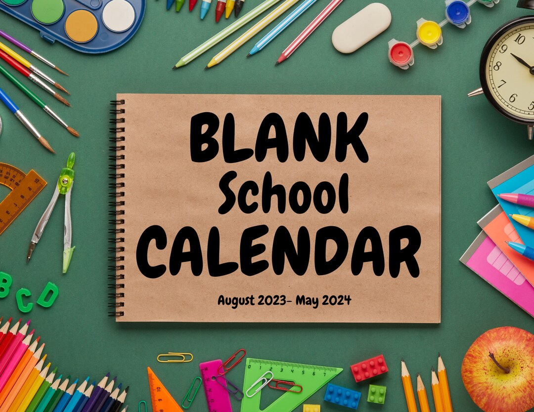 Blank Monthly Planner Printable 2023-2024 |calendar Printable ...