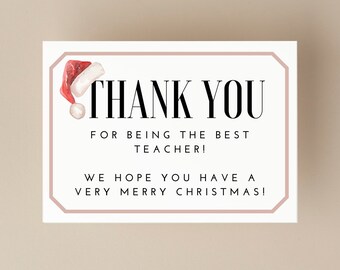 PRINTABLE Teacher Thank You Valentines Card | Teacher and Teacher ...