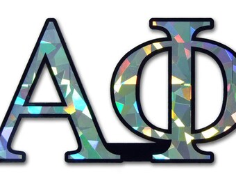 Alpha Phi Car Decal - Etsy