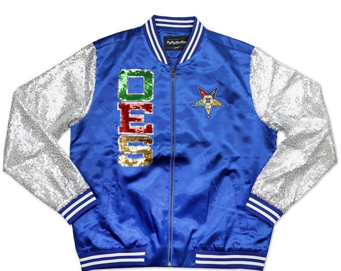 Order of the Eastern OES Sequin Satin Jacket-size Medium - Etsy