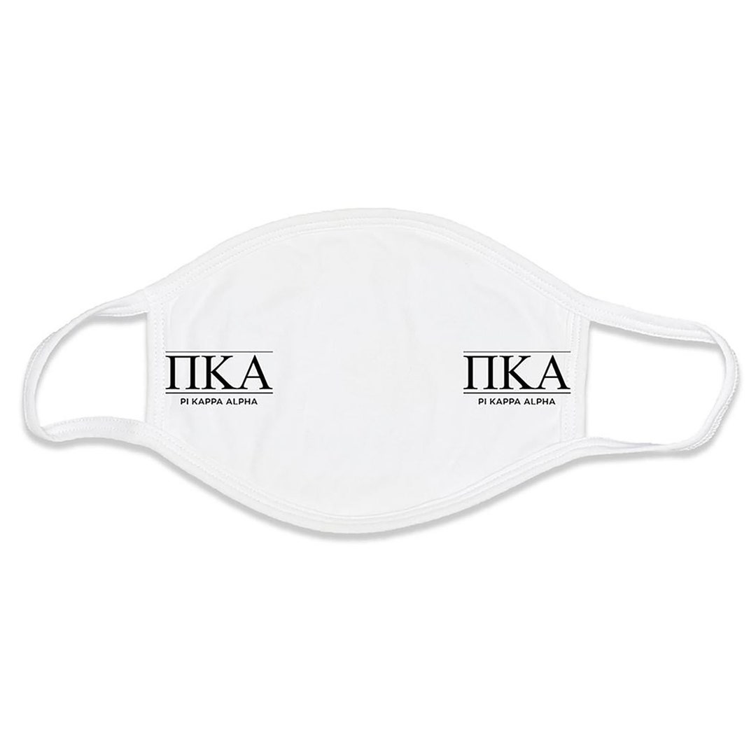 Pi Kappa Alpha PIKE Fraternity Face Mask White - Etsy