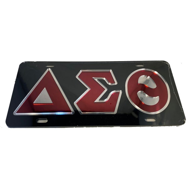Delta Sigma Theta Sorority License Plate - Etsy
