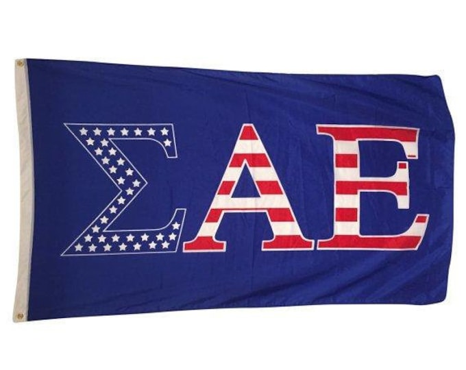 Sigma Alpha Epsilon SAE Fraternity Flag USA Greek Letters - Etsy