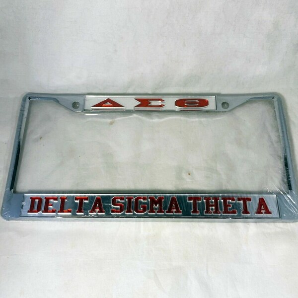 Delta Sigma Theta Sorority License Plate - Etsy