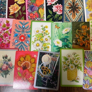 50 Single Swap Playing Cards Advertising Businesses Co. - Etsy