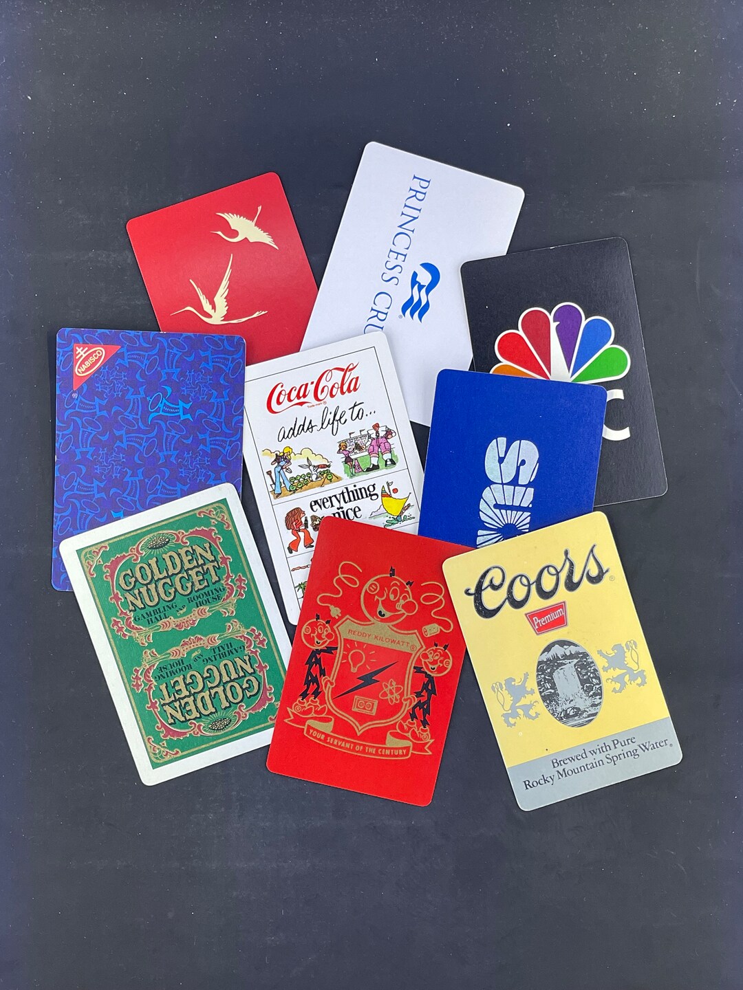 9 Single Swap Playing Cards Advertising, Businesses, Co. Great for ...