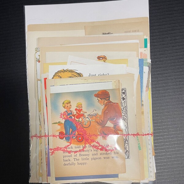 Altered Book Page - Etsy