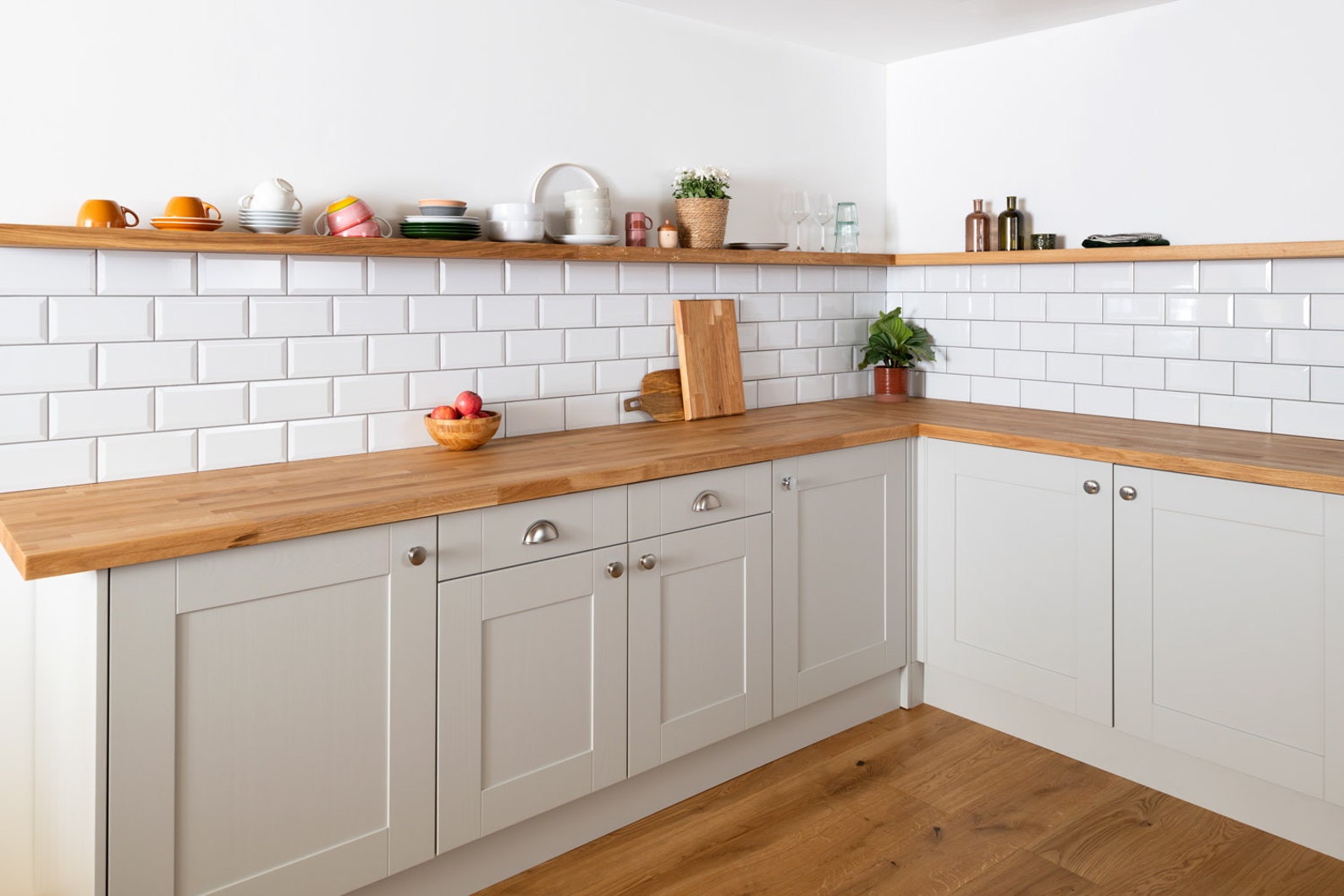 Solid Oak Kitchen Worktops Lengths: 1M to 4M Oak Wooden Worktop Solid ...