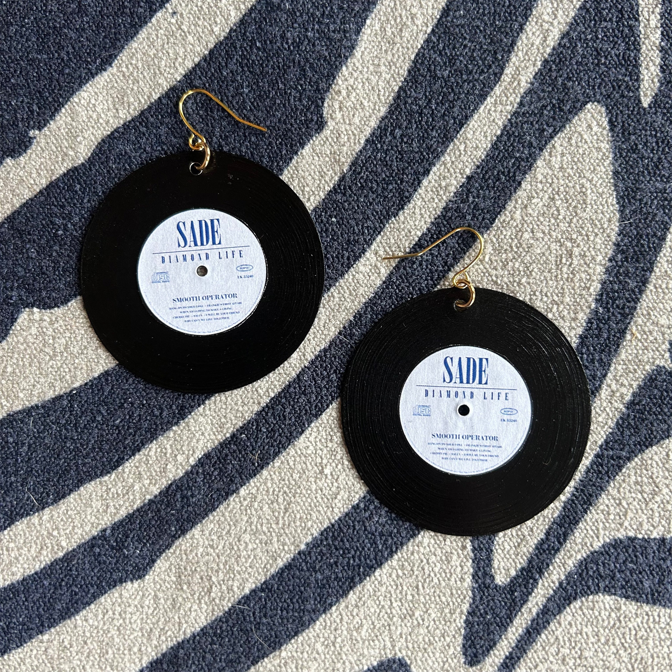 Sade Vinyl Record Earrings | Doloearwax - Etsy