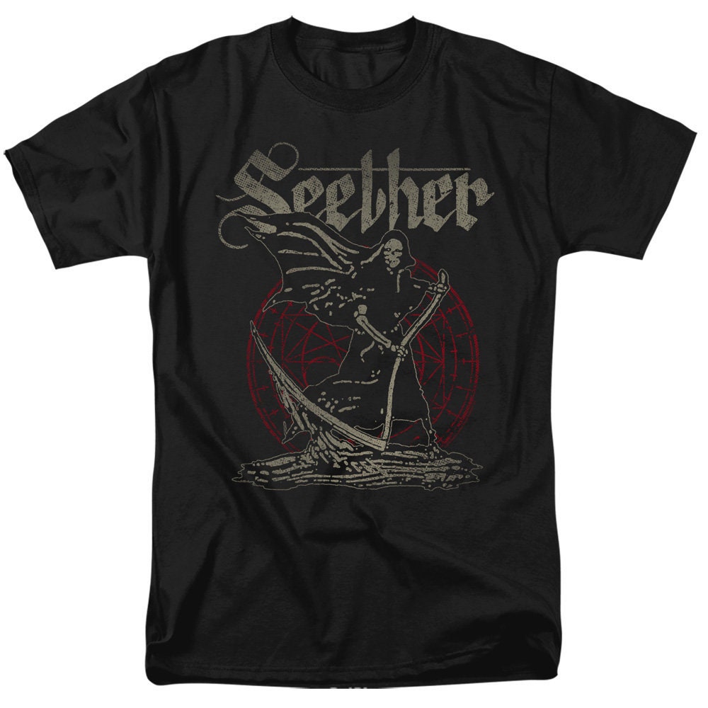 Seether Grim Reaper Logo Black Shirts | Etsy