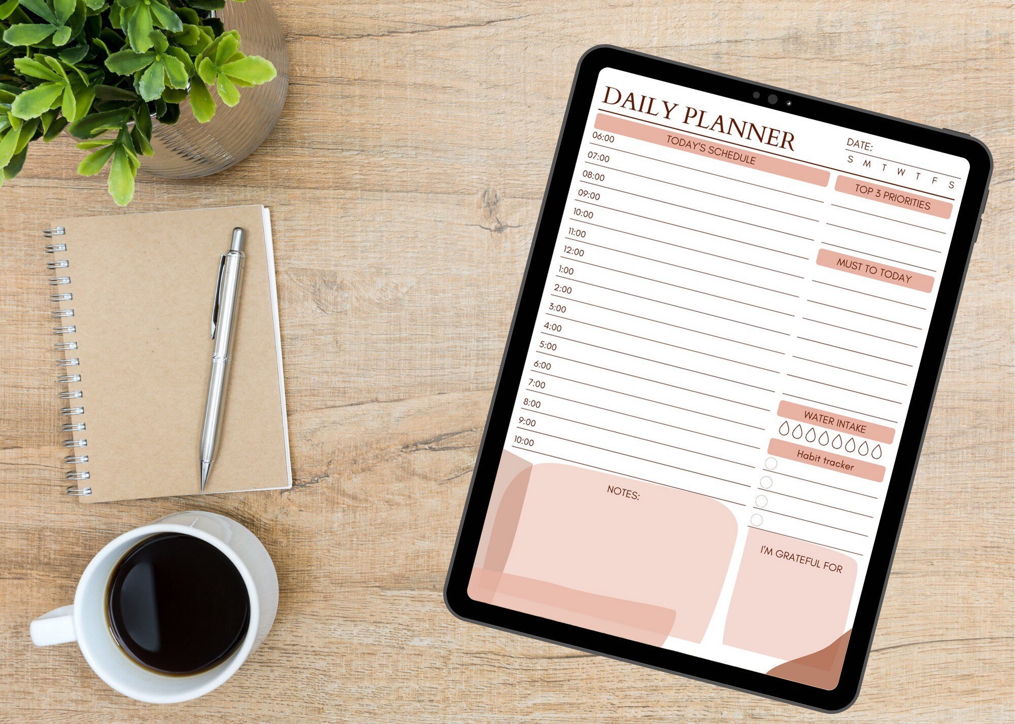 ADHD Planner Digital Printable Daily Planner - Etsy