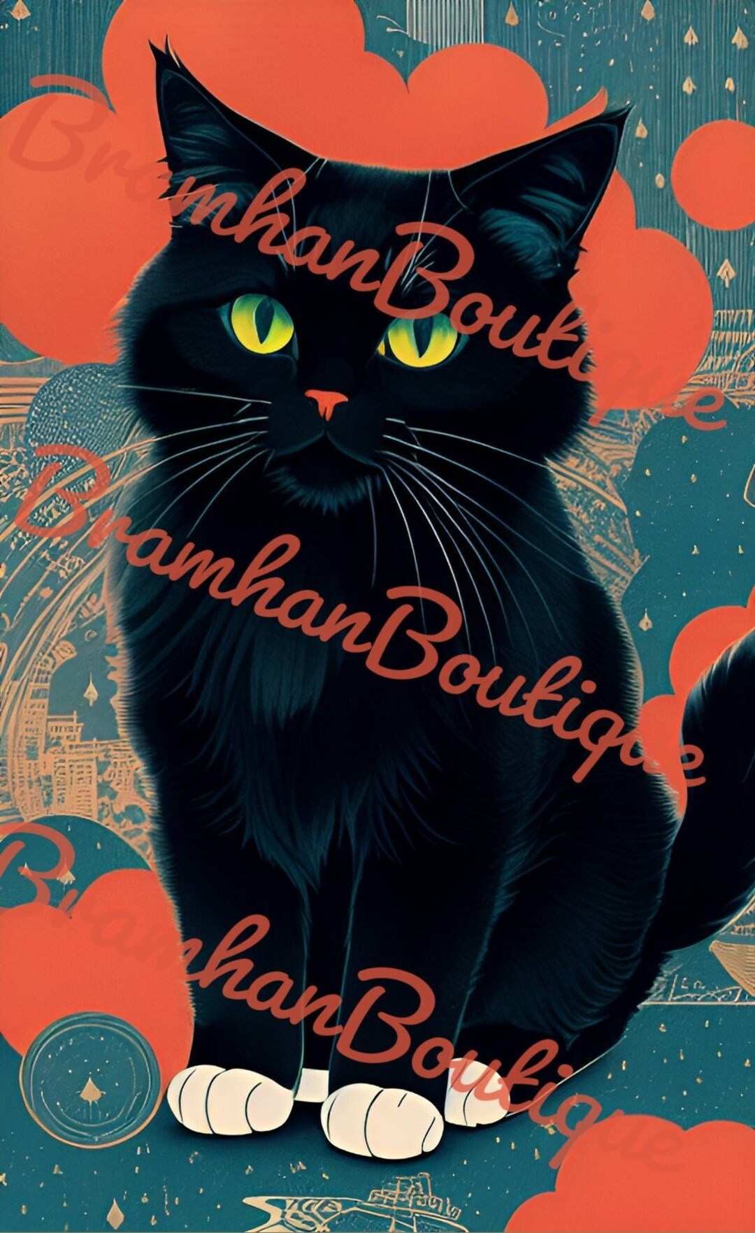 Socks, VOID Cat Digital Wall Art - Etsy