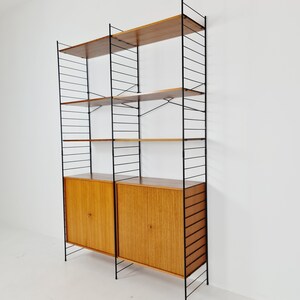 String Shelf System, Bookcase Teak by WHB Germany, 1950s - Etsy