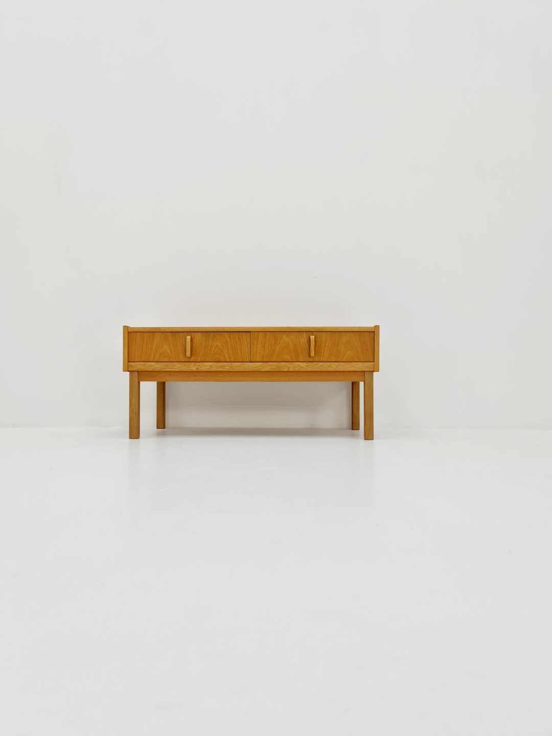 Mid Century Vintage Swedish TV Table/ Sideboard Oak by Bertil Fridhagen ...