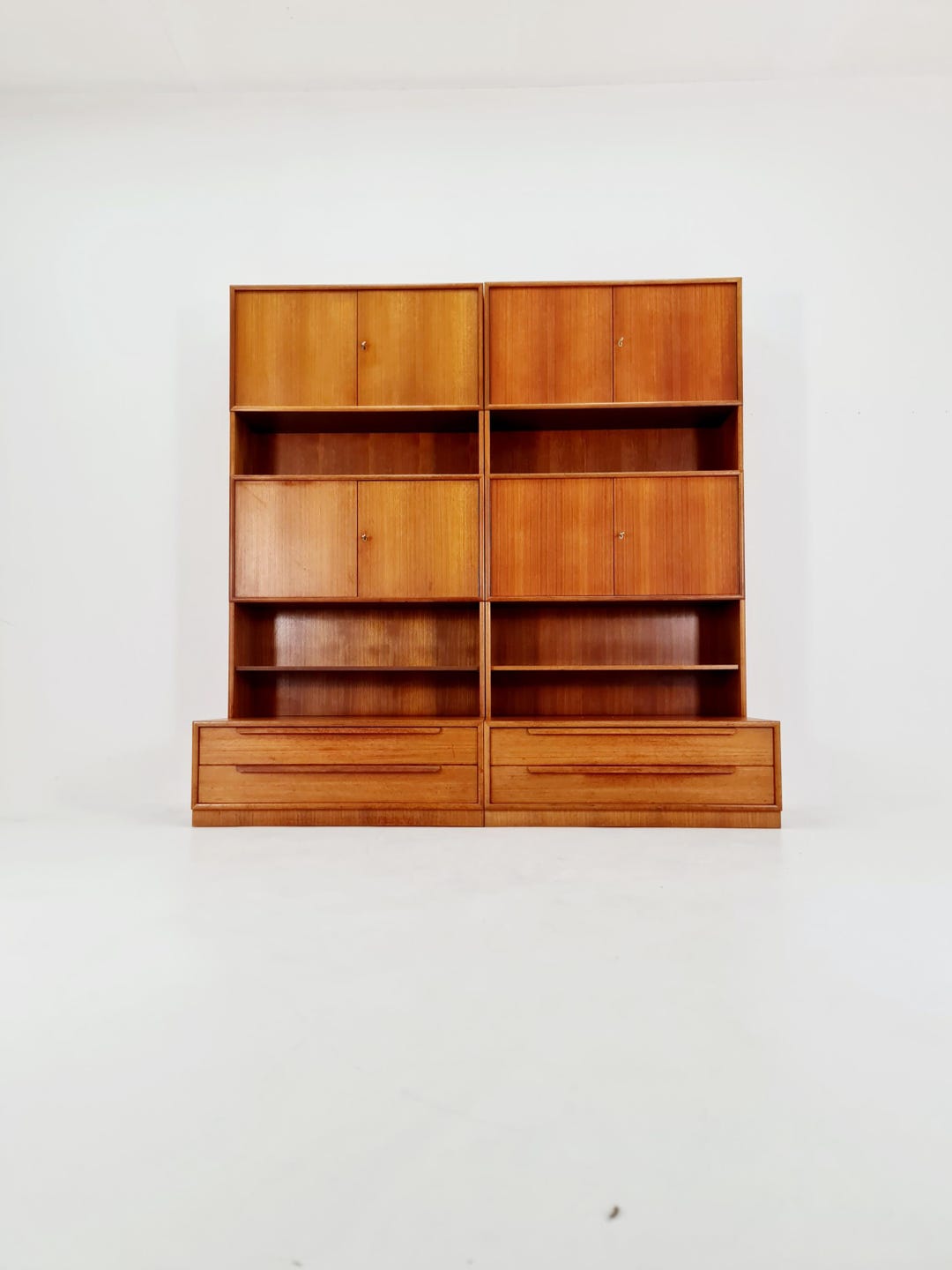 German Vintage Bookshelf System/ Book Case Teak by WK Möbel 1960s - Etsy