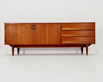 Mid-century Teak German Vintage Sideboard 1960s - Etsy