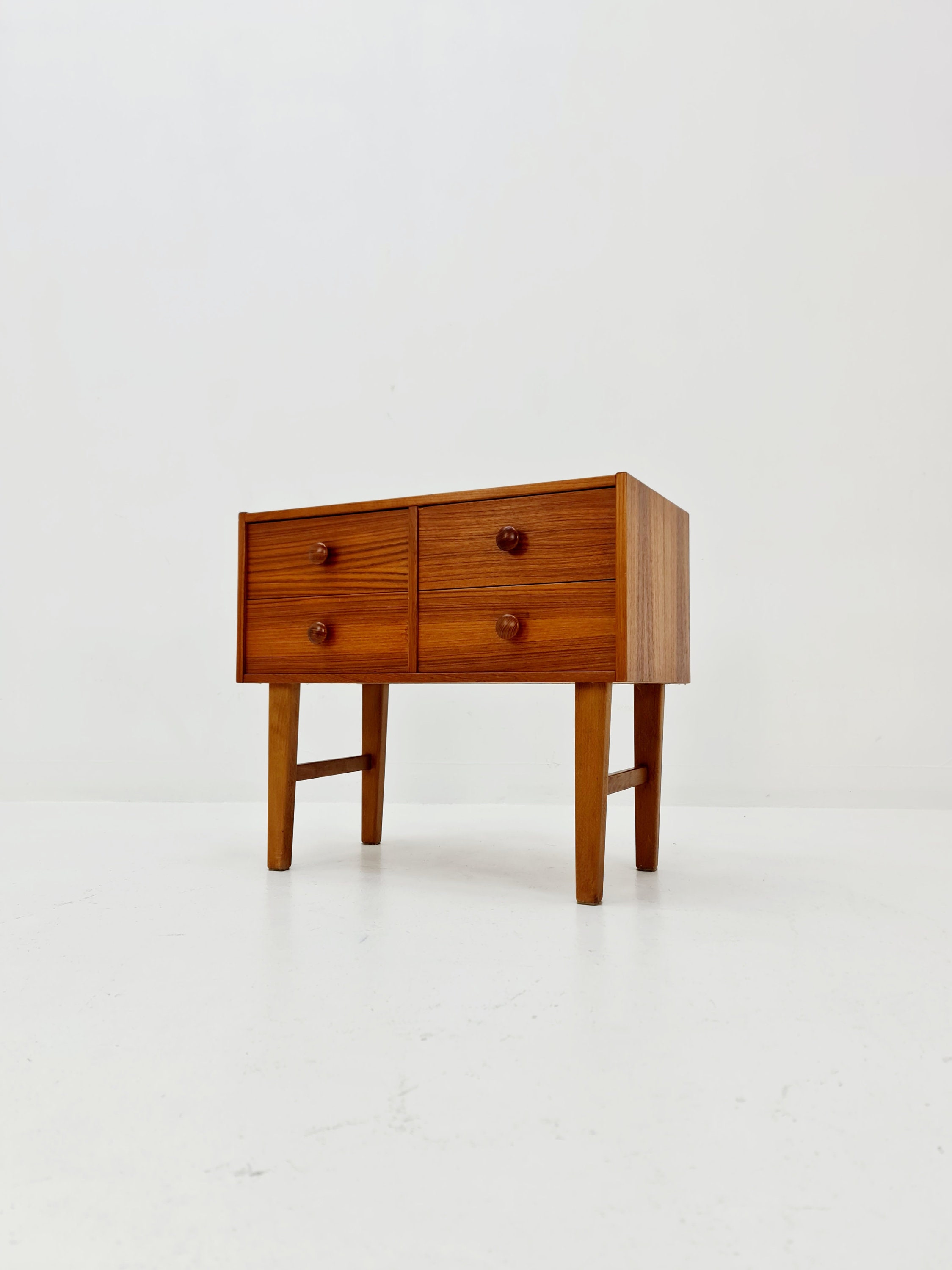 Mid century teak chest of drawers store