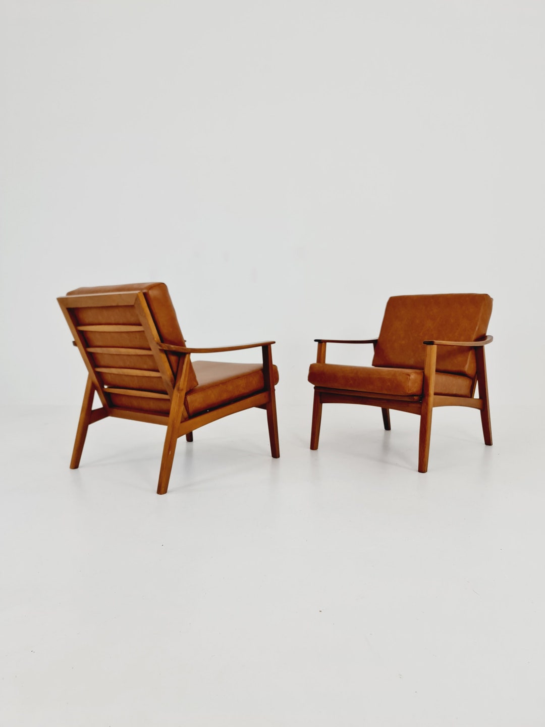 Mid-century Pair of German Lounge Armchairs, 1960s - Etsy