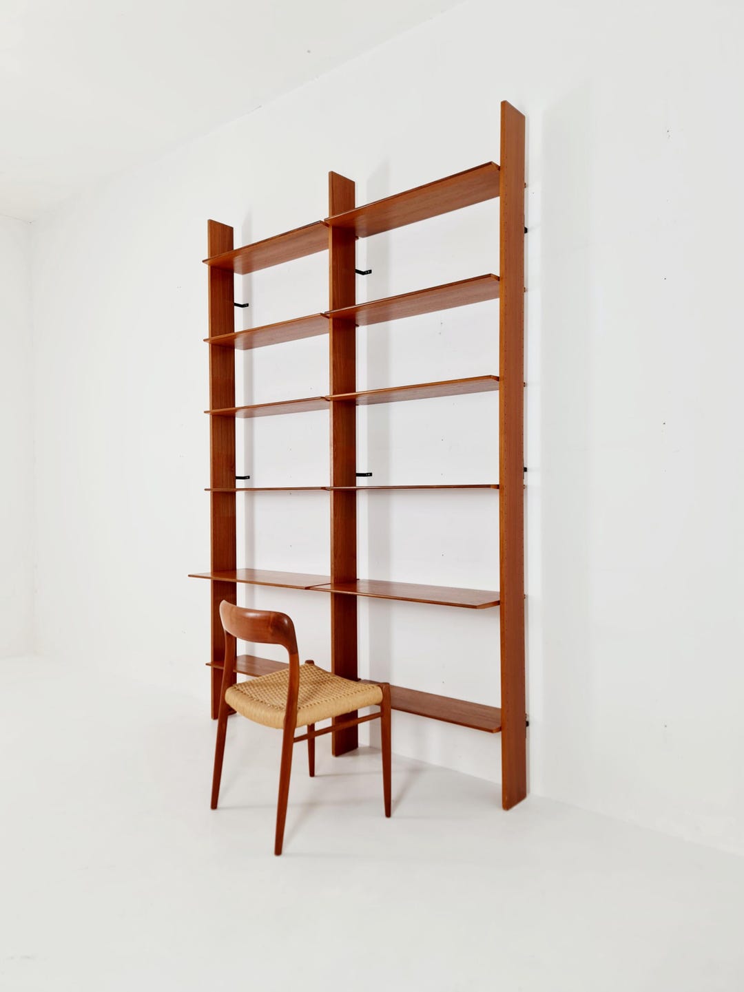 German Vintage Bookshelf Teak, 1960s - Etsy