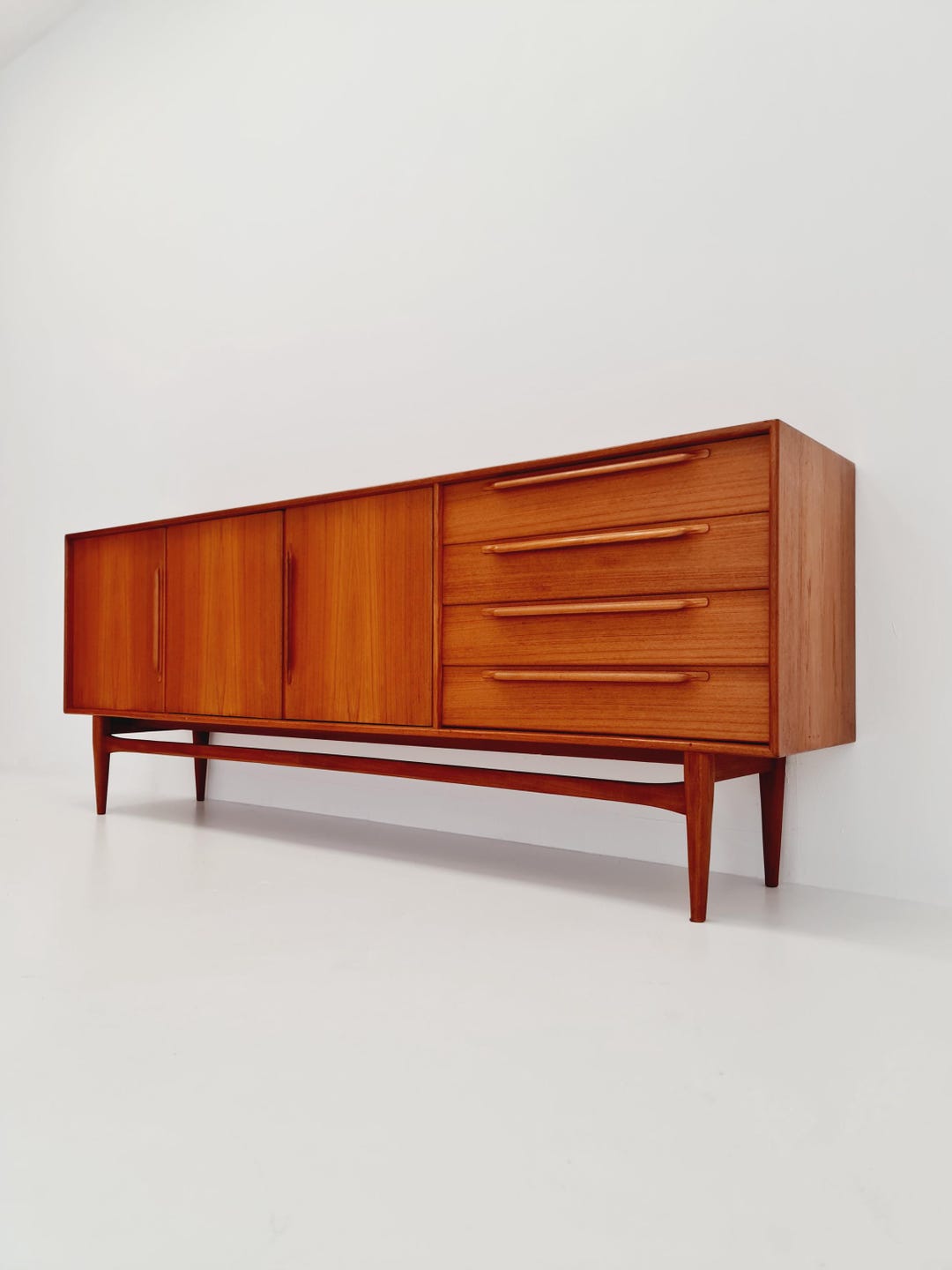 Mid-century German Vintage Sideboard by Heinrich Riestenpatt Model RT ...