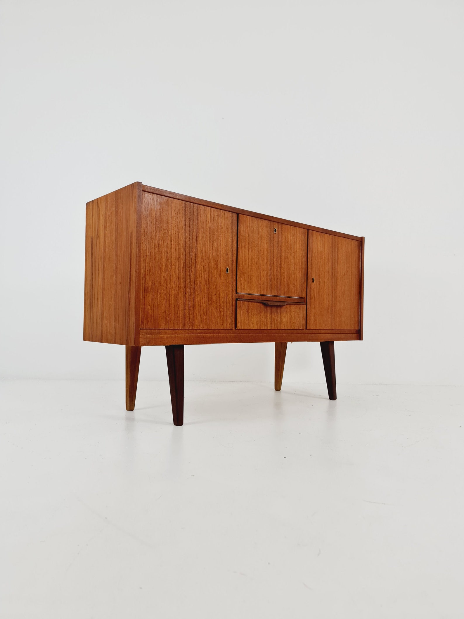 Mid Century Modern German Teak Sideboard by Musterring International ...