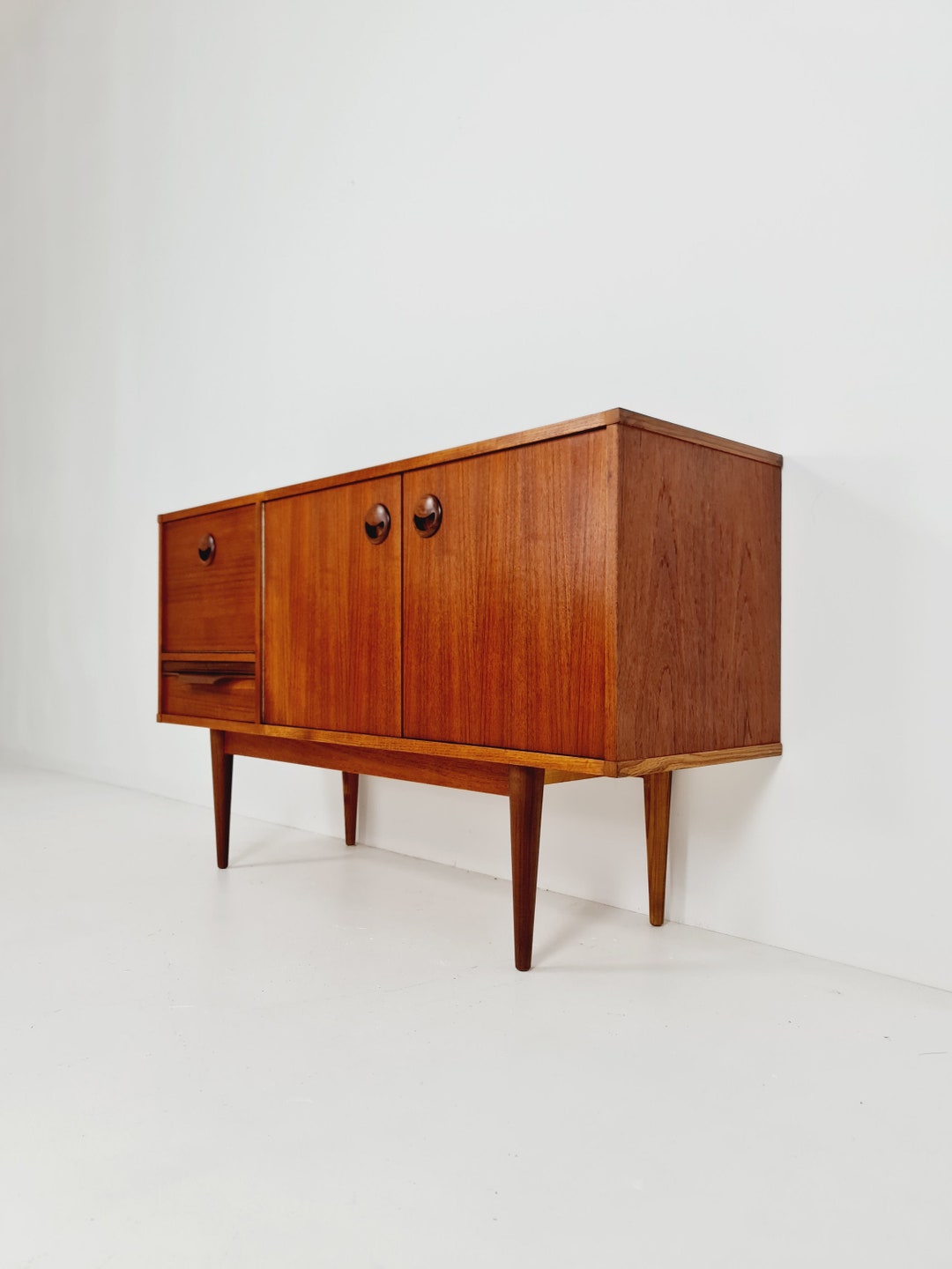 Mid Century Modern German Teak Sideboard by Musterring International ...
