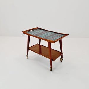 Original German Vintage Trolley Mid Century German Design Bar Cart for ...