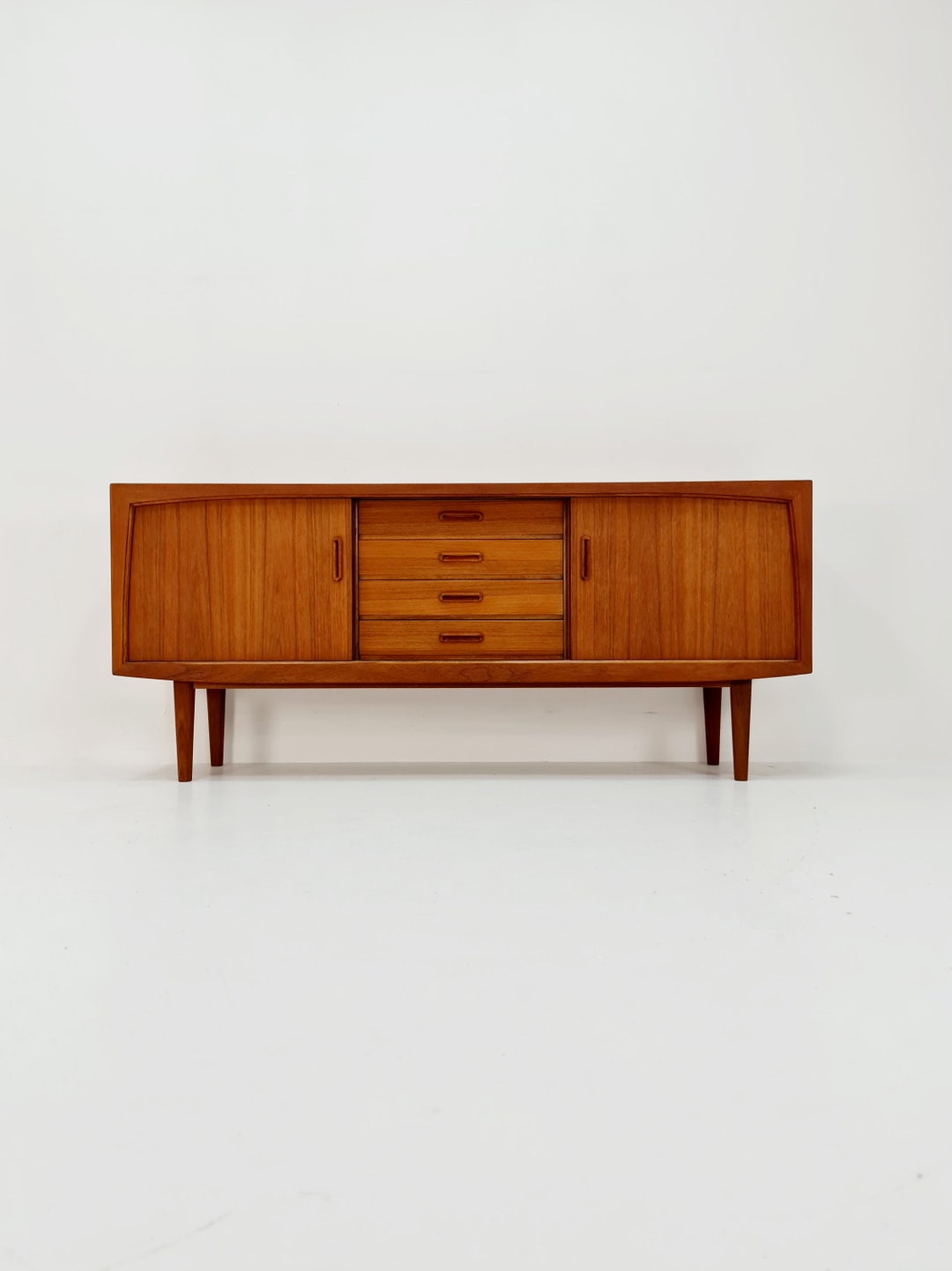 Mid Century Modern German Teak Sideboard by Bartels Möbel, 1960s - Etsy