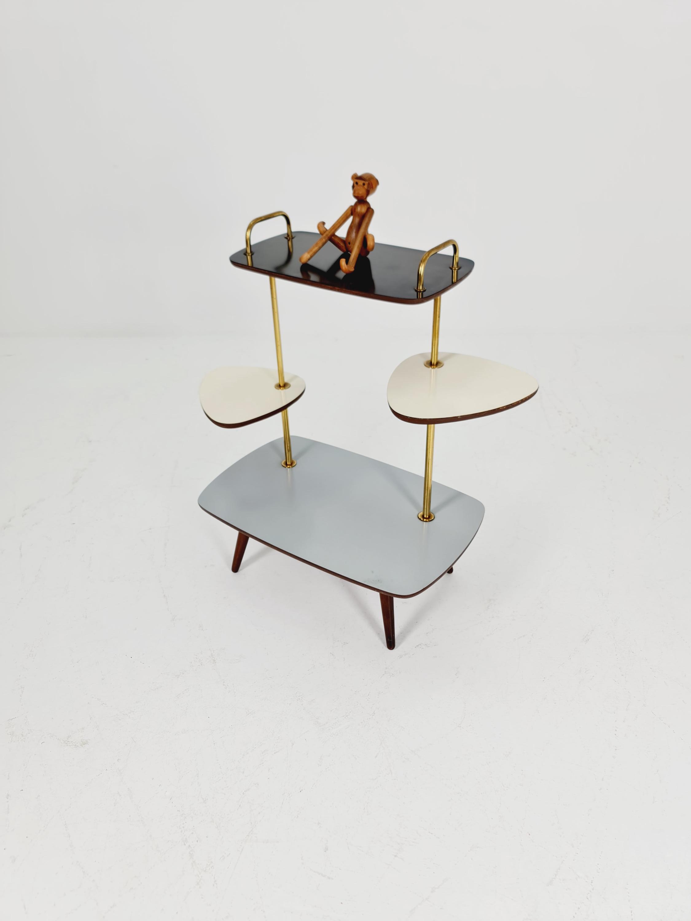 Big 1950s German Plant Stand, Vintage Mid-century Minimalist Indoor ...