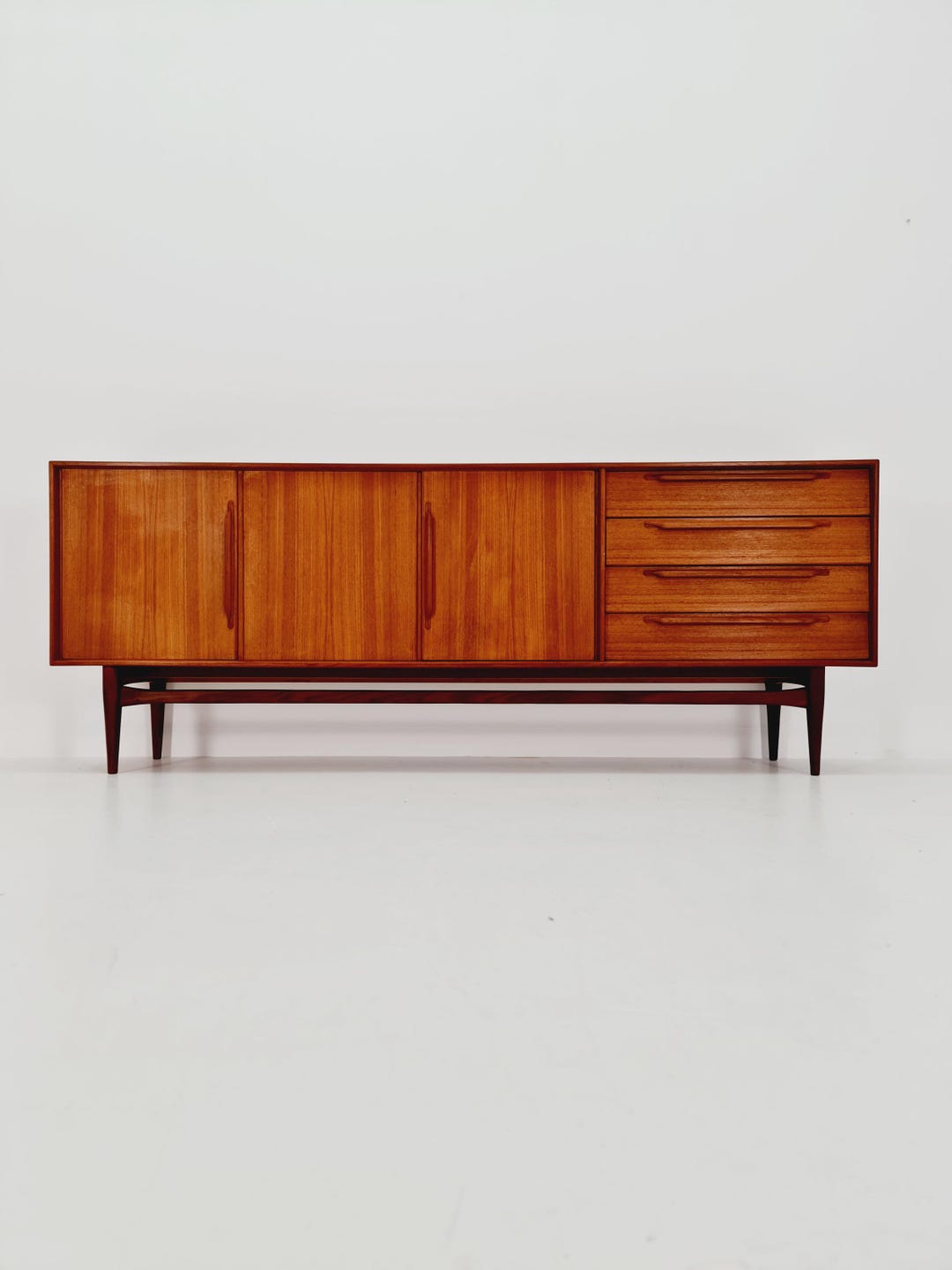 Mid-century German Vintage Sideboard by Heinrich Riestenpatt Model RT ...