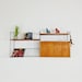 Wall-mounted Original Swedish String Shelf System, Bookcase Cabinet ...